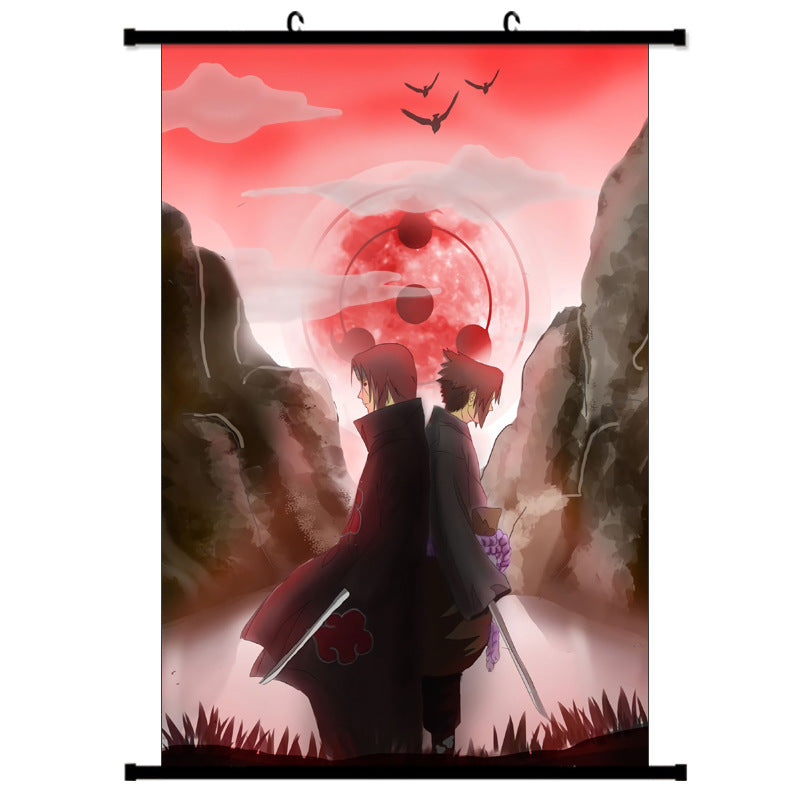 Wall Scroll - Naruto Sasuke & Itachi — Anime House ANZ