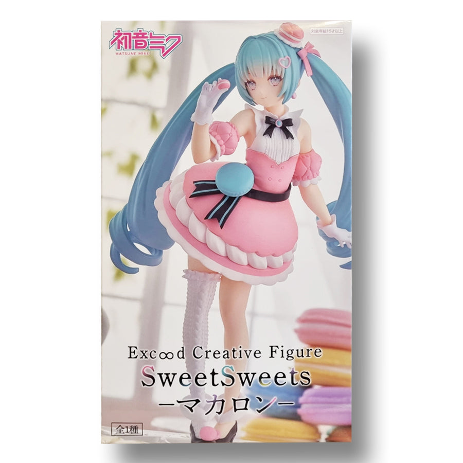 FURYU Vocaloid SweetSweets Series Hatsune Miku (Macaroon) Figure ...