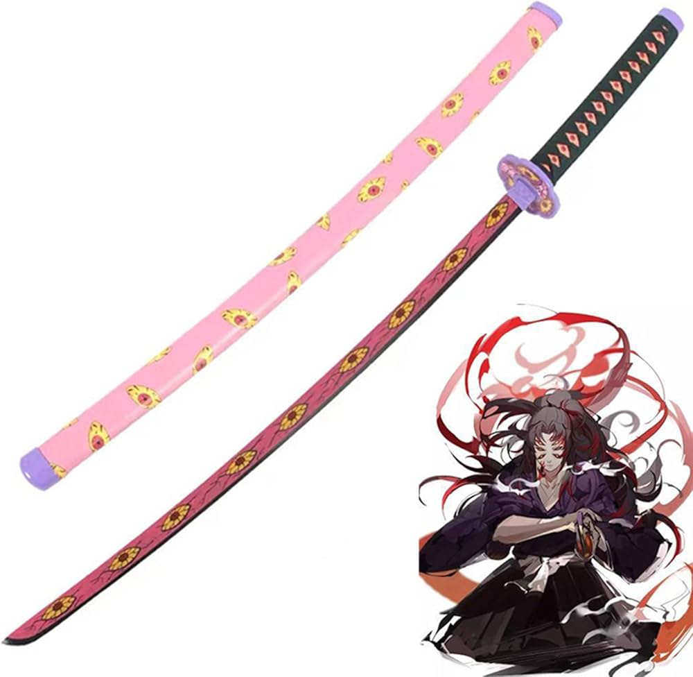Wooden Sword with Scabbard Kokushibo Demon Slayer: Kimetsu No Yaiba ...