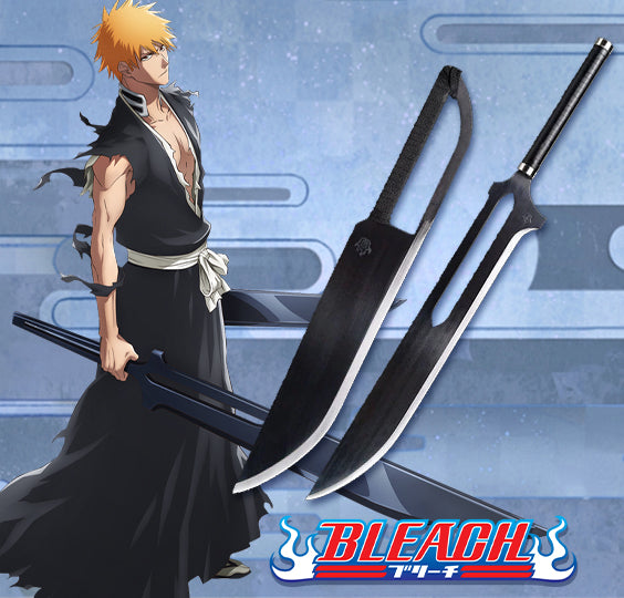 Metal Katana / Sword Ichigo Kurosaki Bleach: True Shikai Zangetsu (433 ...
