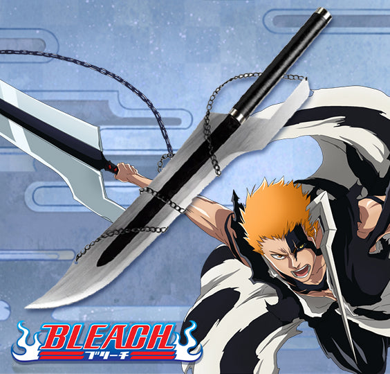 Metal Sword T Kurosaki Ichigo's true Bankai Tensa Zangetsu Khyber Swor ...