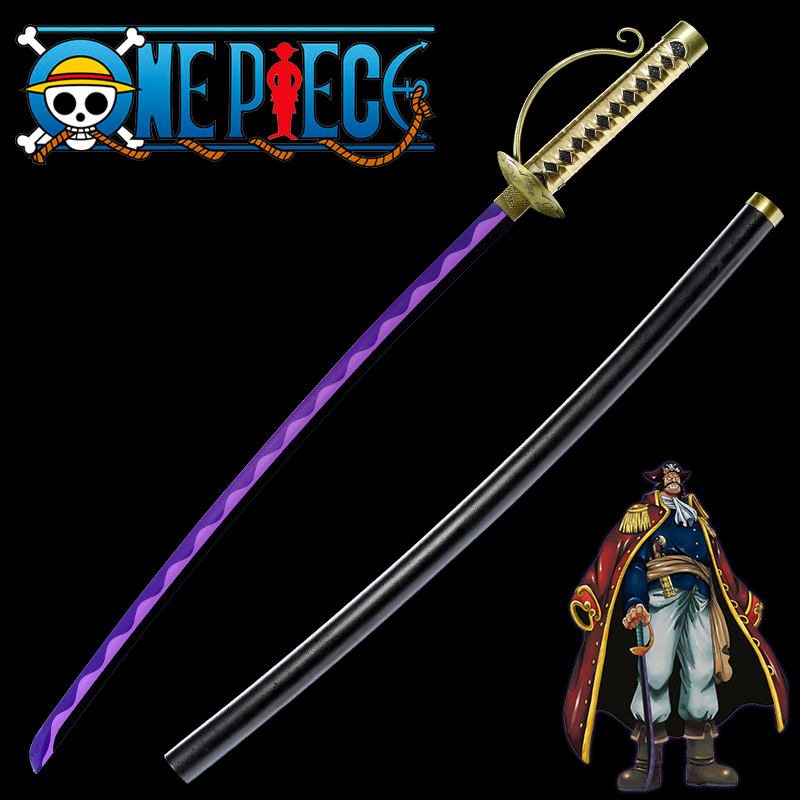 Metal Katana / Sword Gol D. Roger One Piece Gold D. Roger Cutlass Meta ...