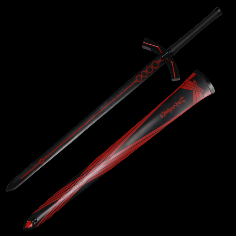 Metal Katana / Sword Fate's King Arthur (Alter) – Dark Excalibur Cospl ...