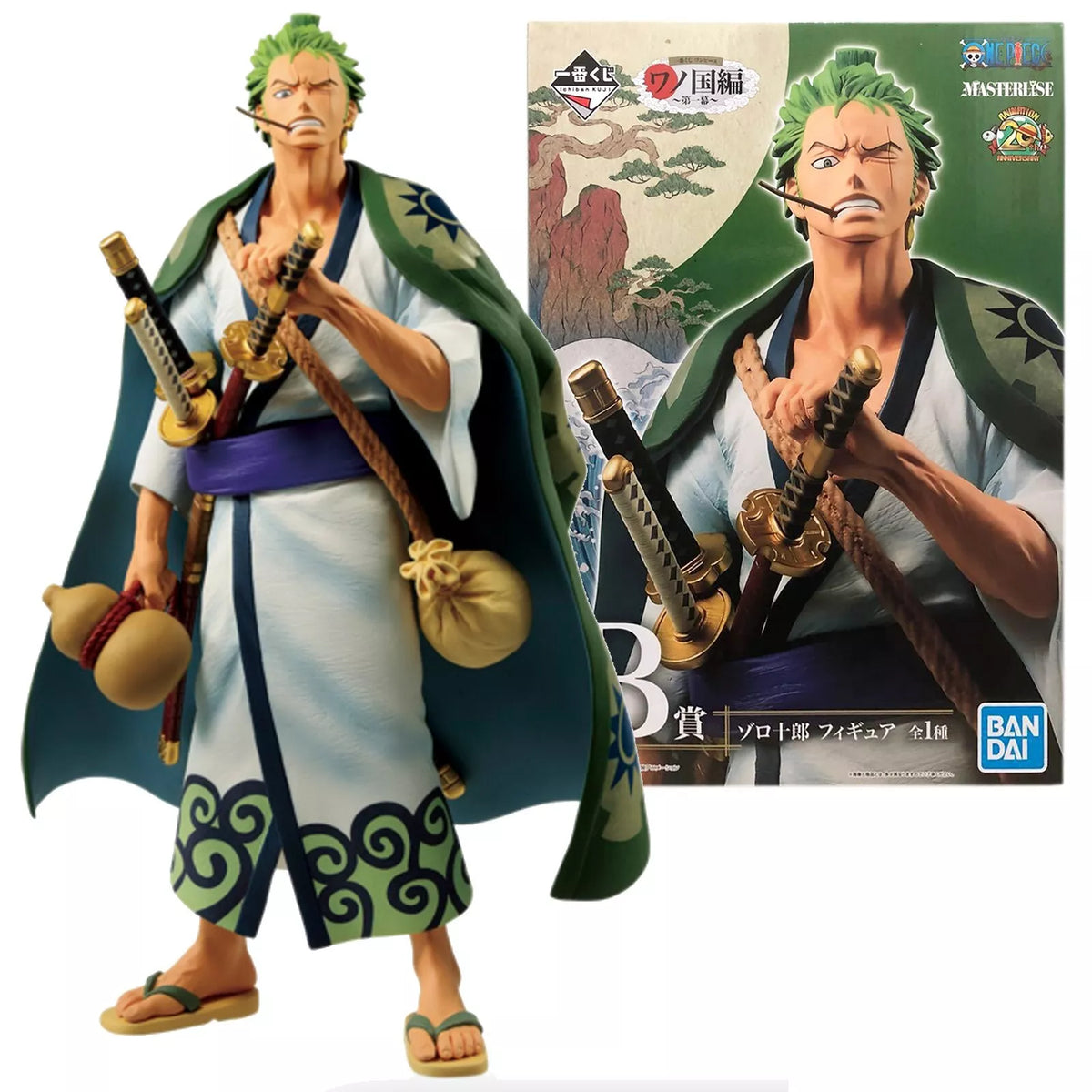 Bandai Ichiban Kuji ONE PIECE Wano Country 1st Act Roronoa Zoro Juro F ...