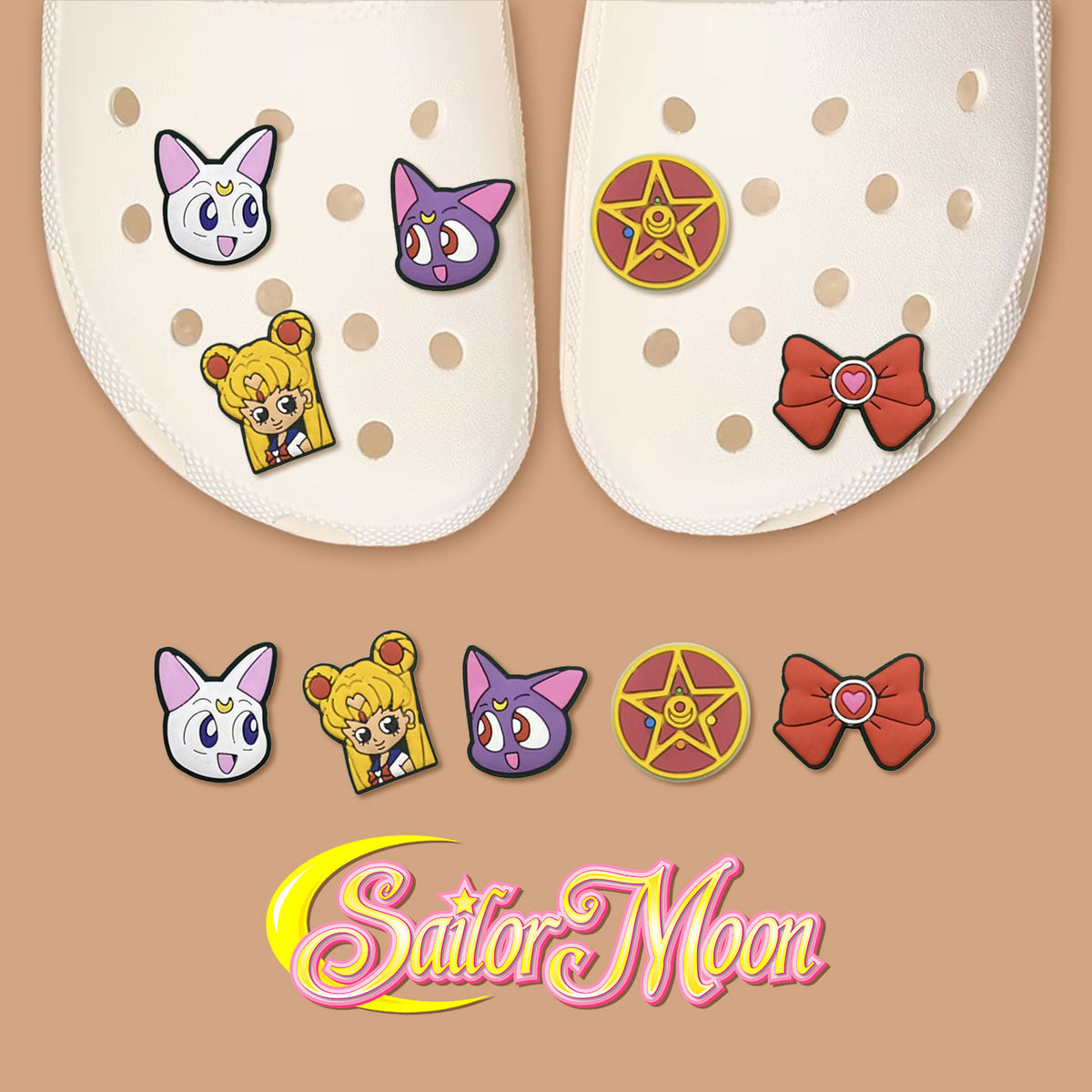 Sailor Moon Anime charms for crocs — Anime House
