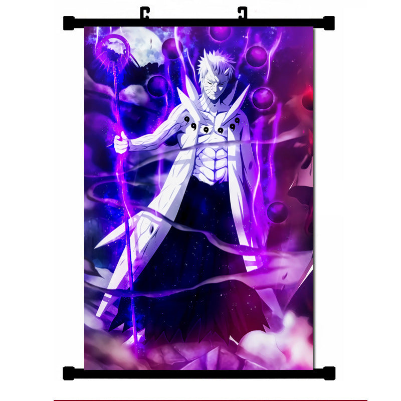 Wall Scroll - Naruto Sasuke Obito — Anime House