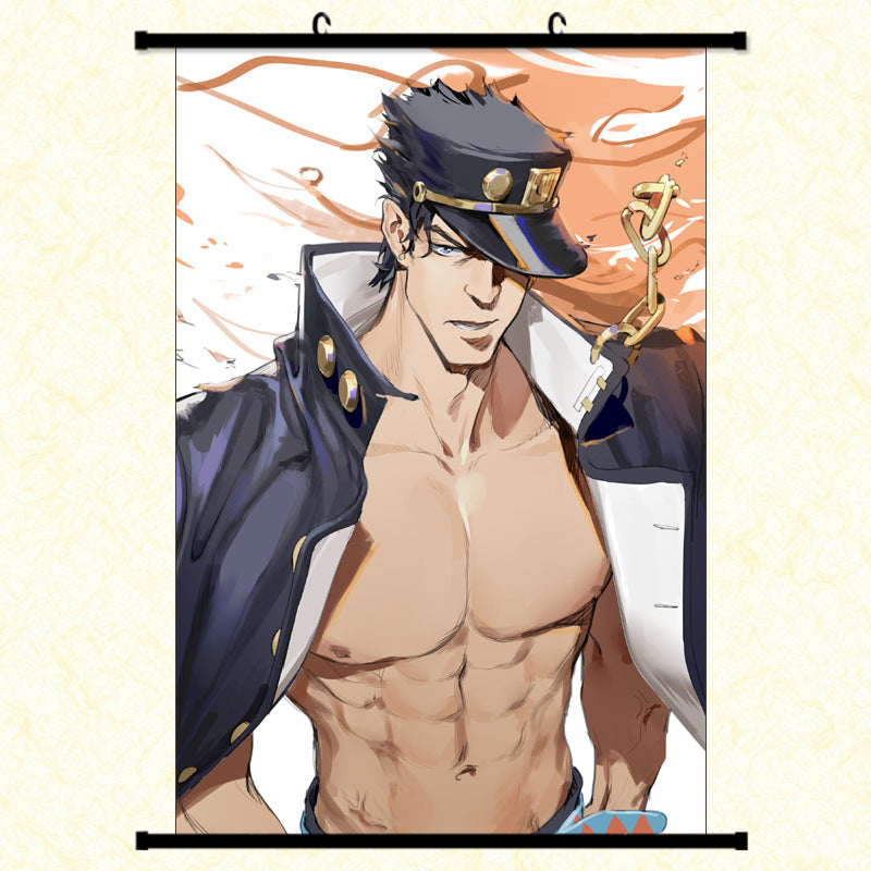 Wall Scroll - JoJo's Bizarre Adventure Jotaro Kujo — Anime House