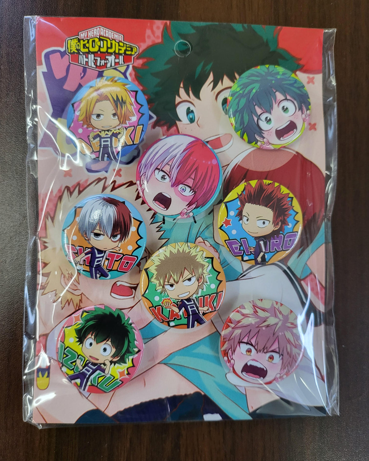 Anime Badge Set 8 Pcs My Hero Academia — Anime House