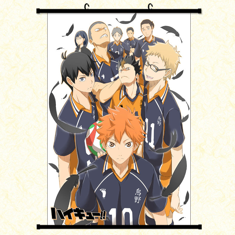 WALL SCROLL – HAIKYU Shoyo & Tobio — Anime House