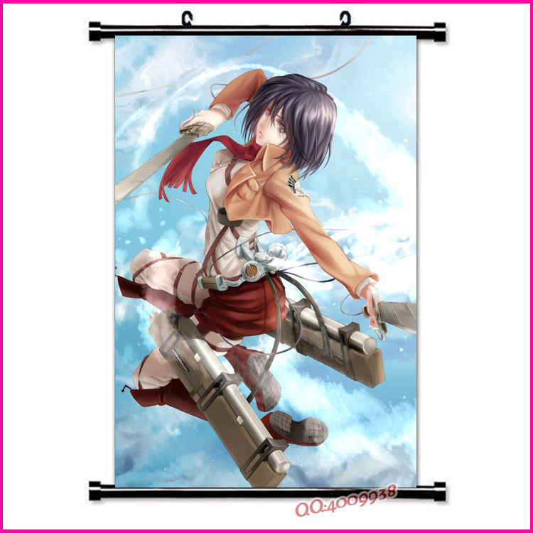 Wall Scroll – Attack On Titan Mikasa — Anime House ANZ