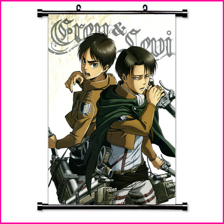 Wall Scroll – Attack On Titan Eren & Levi — Anime House ANZ