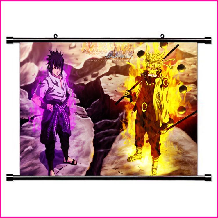 Wall Scroll - Naruto Naruto & Sasuke — Anime House