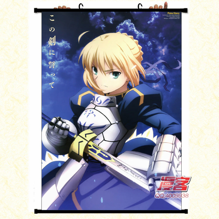 Wall Scroll - Fate Saber — Anime House ANZ