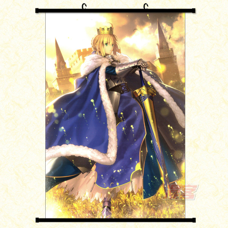 Wall Scroll - Fate Saber — Anime House ANZ