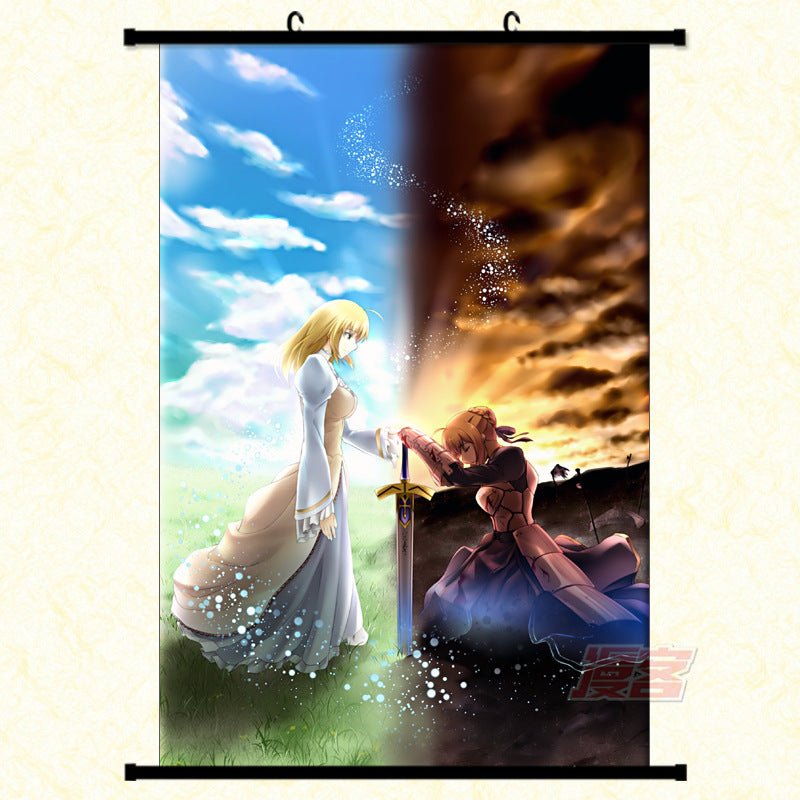 Wall Scroll - Fate Saber — Anime House