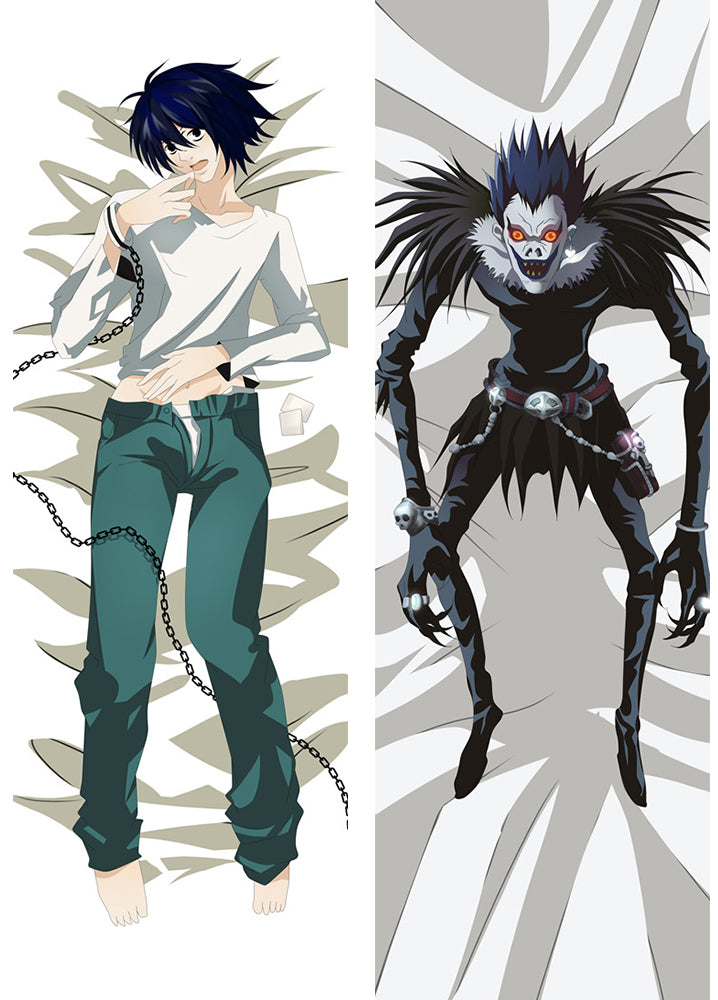 Death Note L & Ryuk Dakimakura Hugging Peach Skin Body Pillow (D26 ...