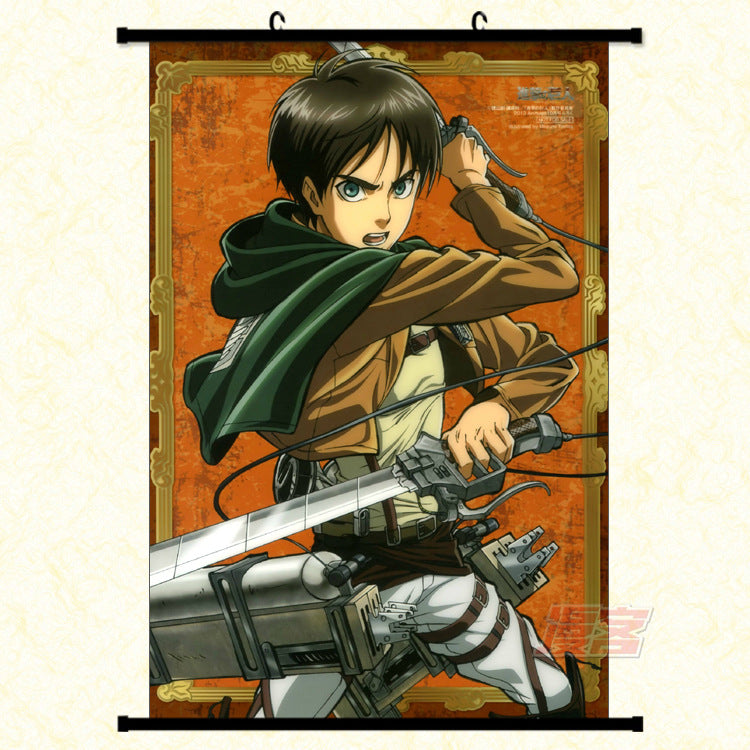 Wall Scroll – Attack On Titan Eren — Anime House