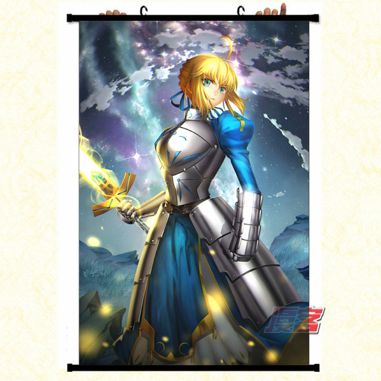 Wall Scroll - Fate Saber — Anime House ANZ