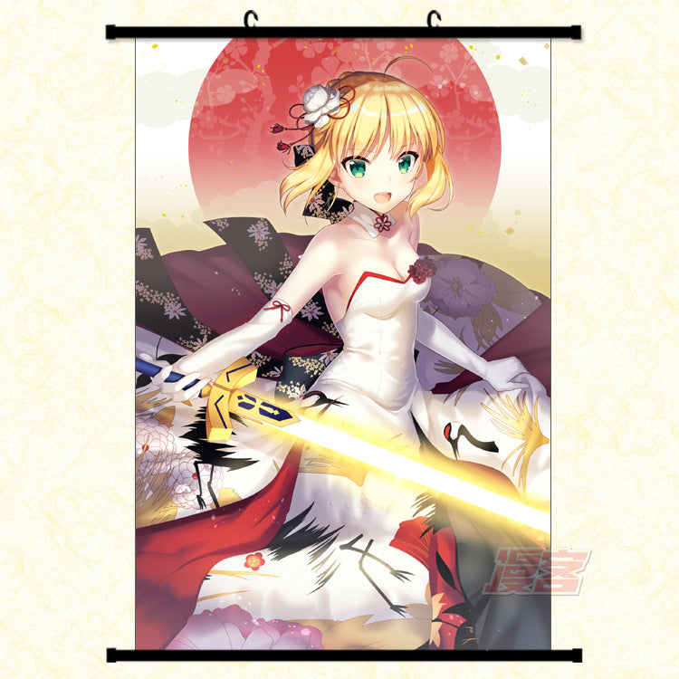 Wall Scroll - Fate Saber — Anime House ANZ