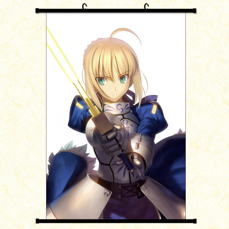Wall Scroll - Fate Saber — Anime House ANZ