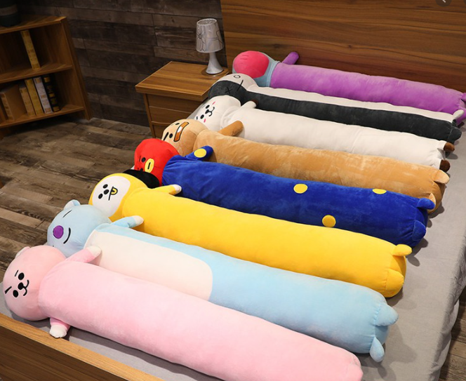 K-pop BTS BT21 - Long Body Pillow 130CM (RJ, CHIMMY, MANG, TATA, SHOOK ...