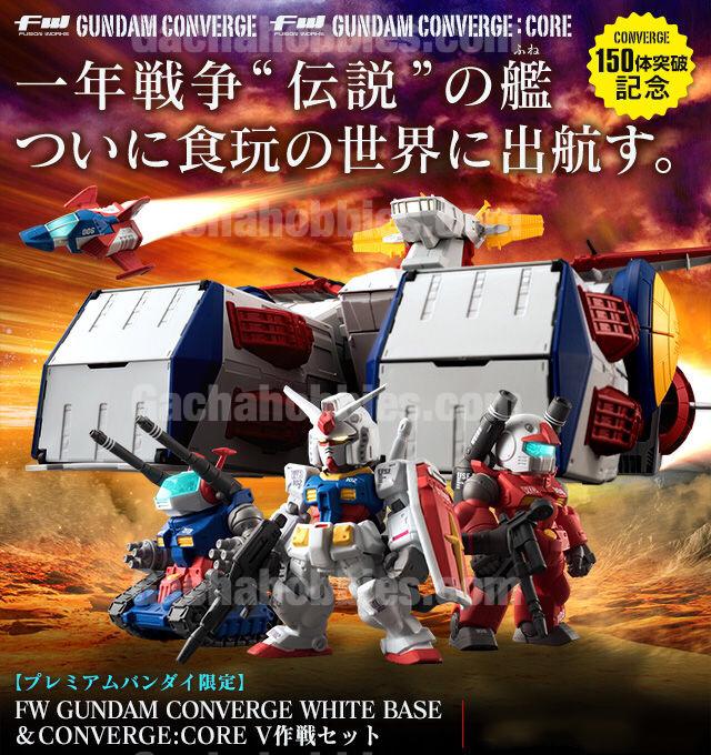 PRE-ORDER FW Gundam Converge White Base & Converge: Core Operation V S ...