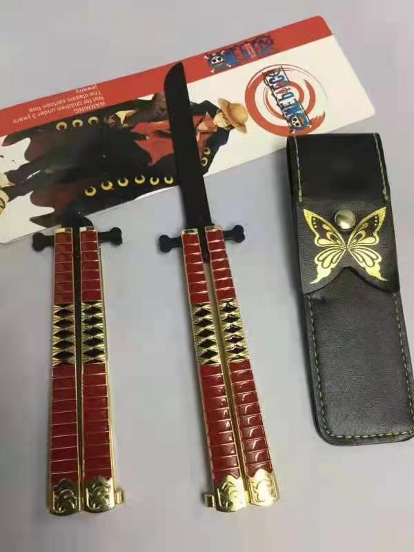 One Piece Anime Butterfly Knife (Blunt Blade - Non sharp). — Anime House