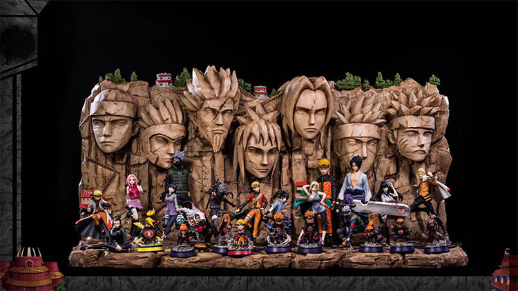 PRE-ORDER Naruto GK Hokage Mountain Platform Figure Statue Resin Model ...