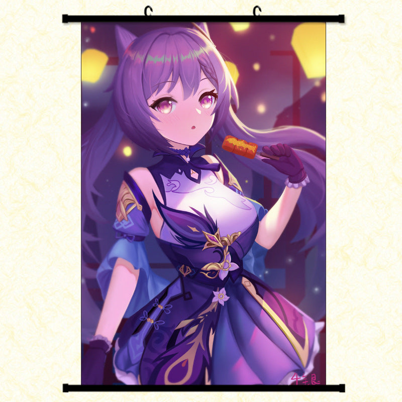 Wall Scroll - Genshin Impact KeQing — Anime House
