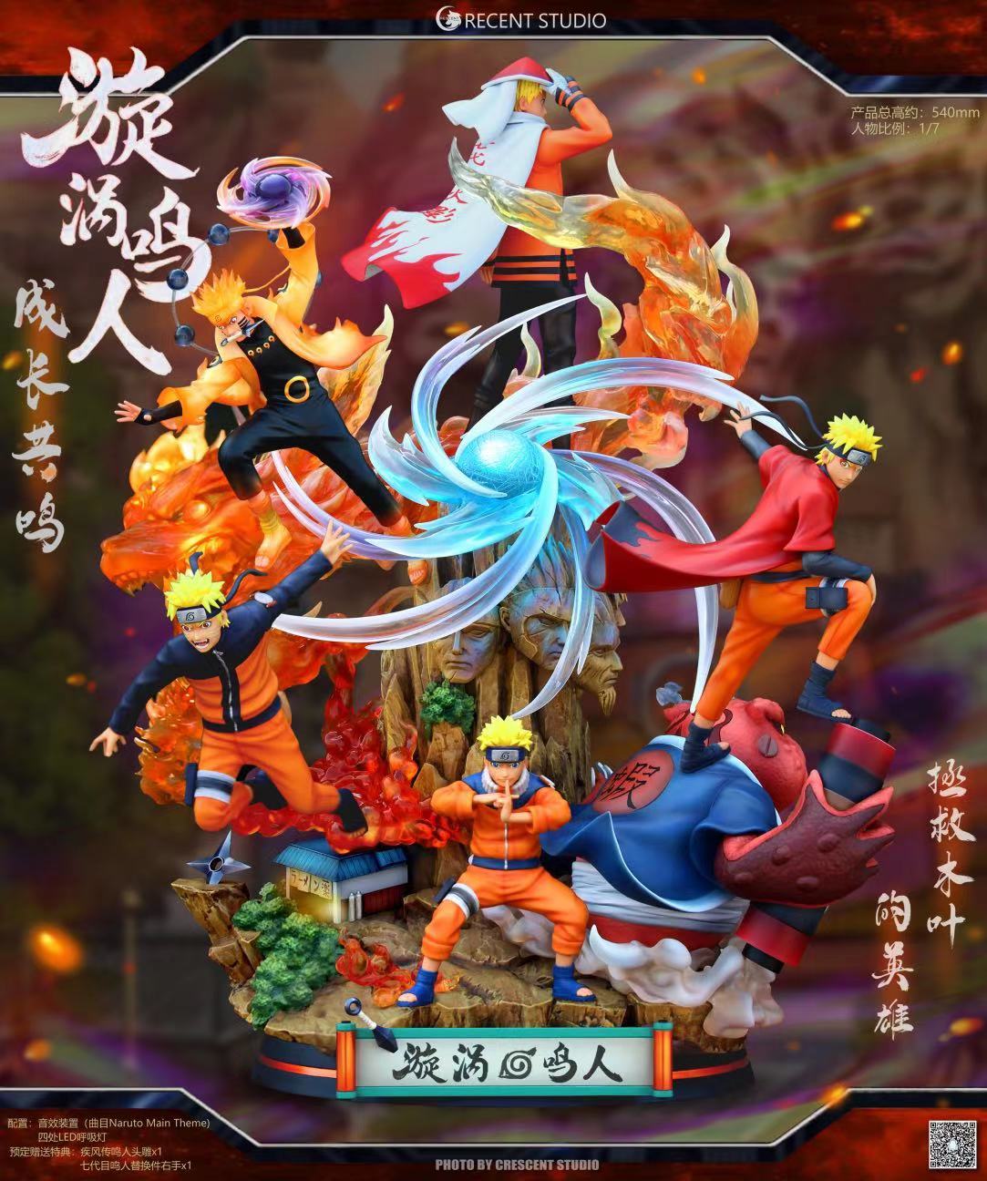 Pre-Order GK Garage Kit Resin Figure CRESCENT STUDIO NARUTO SHIPPUDEN ...