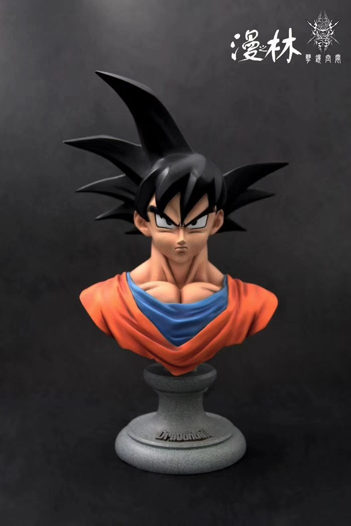 GK Garage Kit Resin Figure Son Goku Resin Bust MANLIN Studio DRAGON BA ...