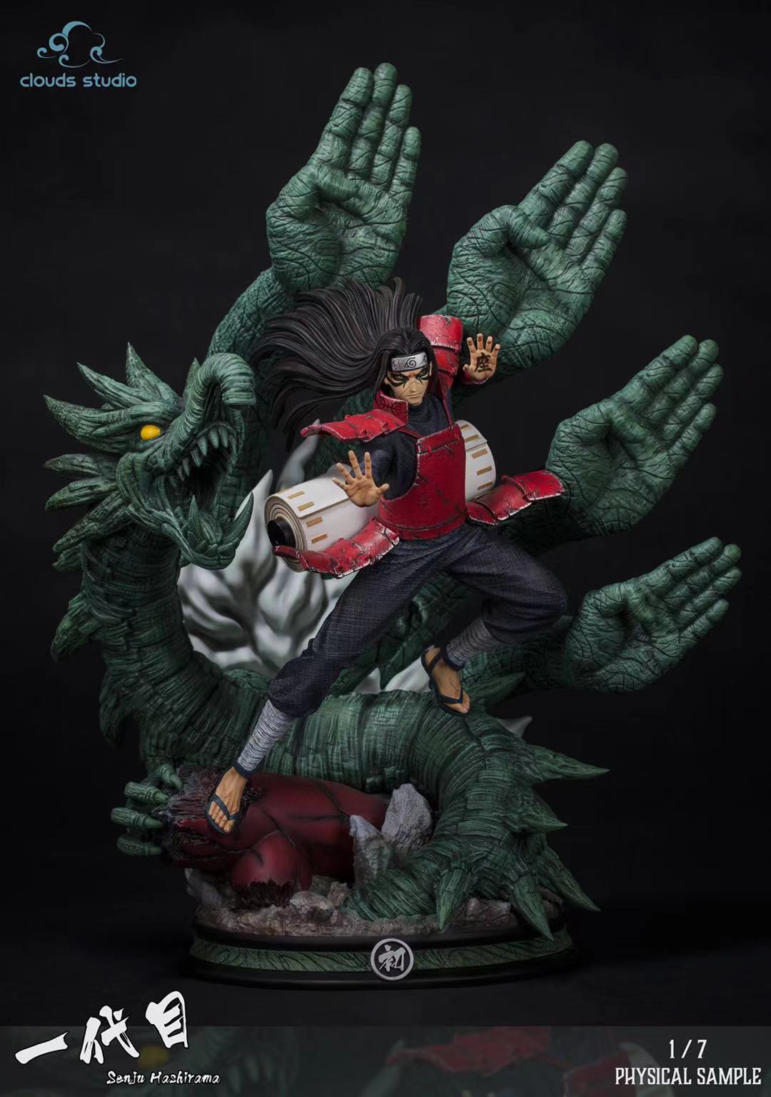 GK Garage Kit Resin Figure NARUTO CLOUDS STUDIO HASHIRAMA 1:7 RESIN ST ...