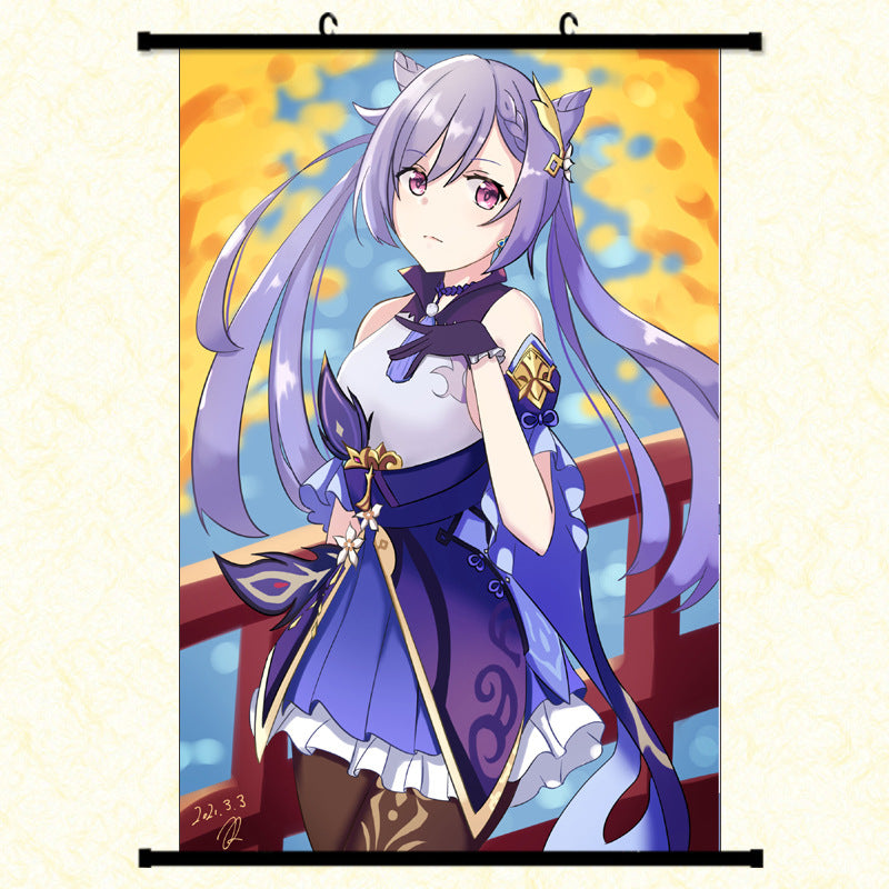 Wall Scroll - Genshin Impact KeQing — Anime House