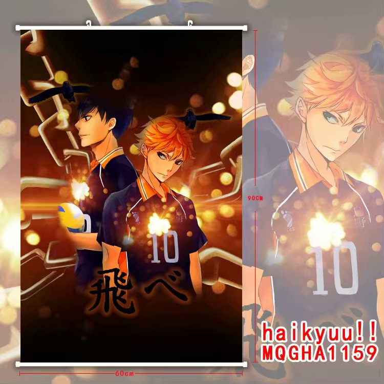 PREMIUM WALL SCROLL - HAIKYU Shoyo Hinata & Tobio Kageyama — Anime ...