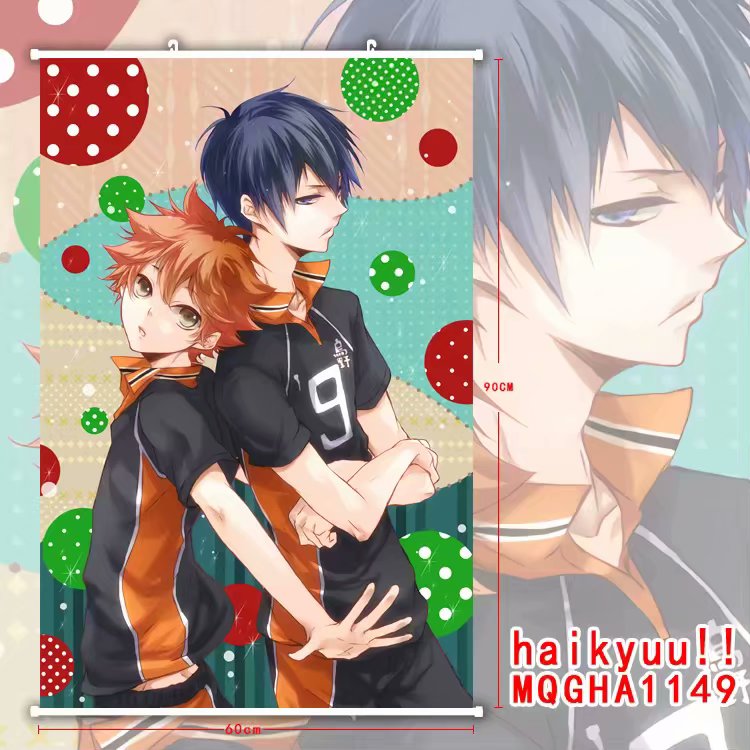 PREMIUM WALL SCROLL - HAIKYU Shoyo Hinata & Tobio Kageyama — Anime ...