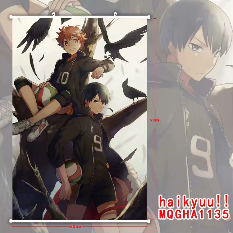 PREMIUM WALL SCROLL - HAIKYU Shoyo Hinata & Tobio Kageyama — Anime ...