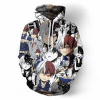 My Hero Academia - Todoroki Chibi Hoodie Jumper Clothes — Anime House
