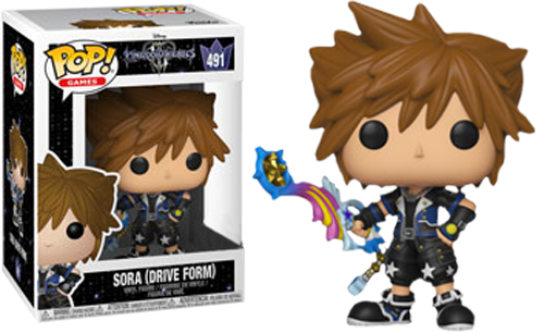 Funko Pop Kingdom Hearts 3 491 - Sora (Drive Form) Pop! Figure — Anime ...