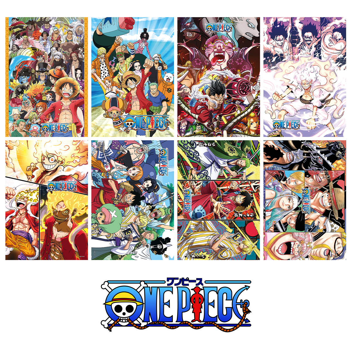 ONE PIECE 8PC A3-SIZE ANIME POSTER SET 3511 — Anime House ANZ