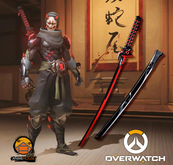 metal sword overwatch genji oni skin long sword 326 — Anime House